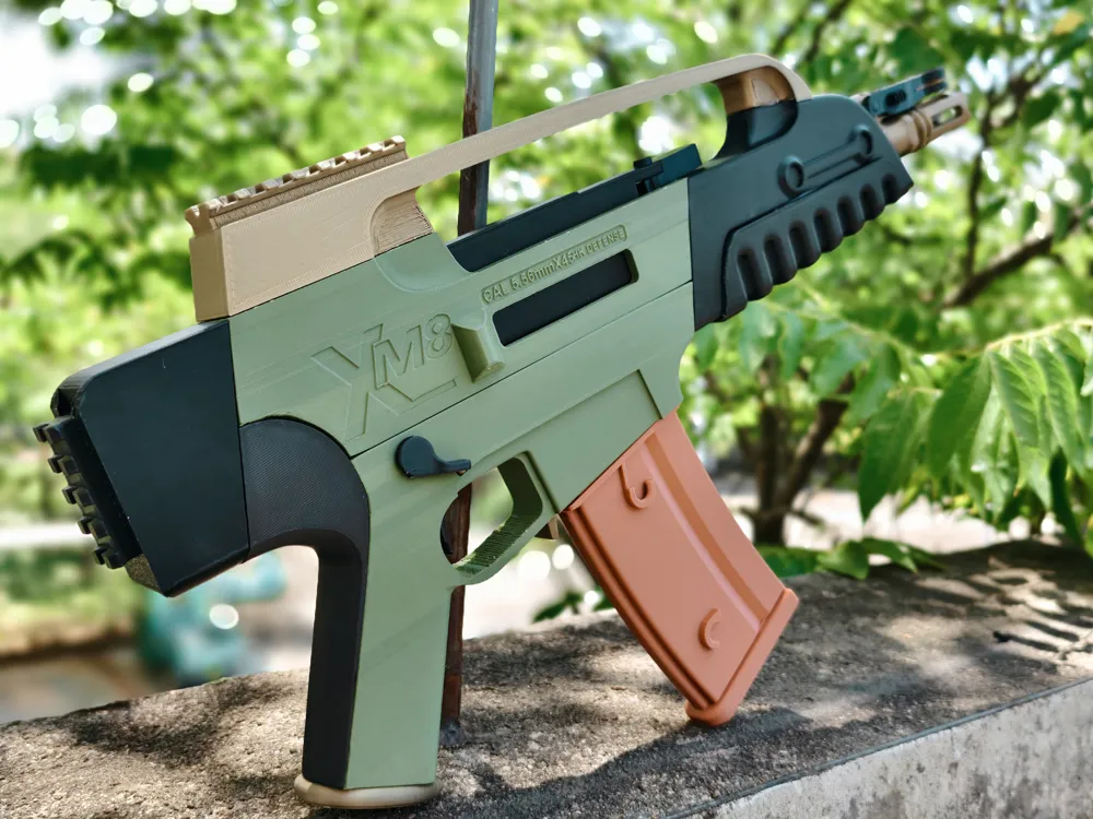 Heckler & Koch xm8 compact assault rifle - Free 3D Print Model - MakerWorld