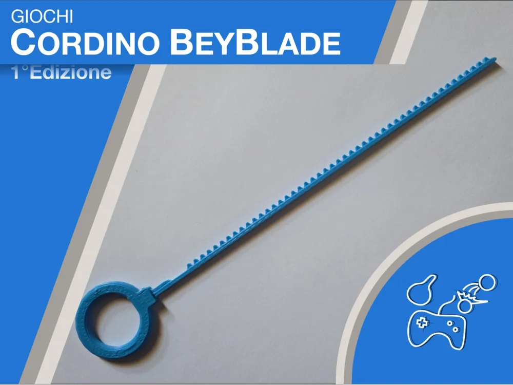 Beyblade String 1st Edition - Free 3D Print Model - MakerWorld
