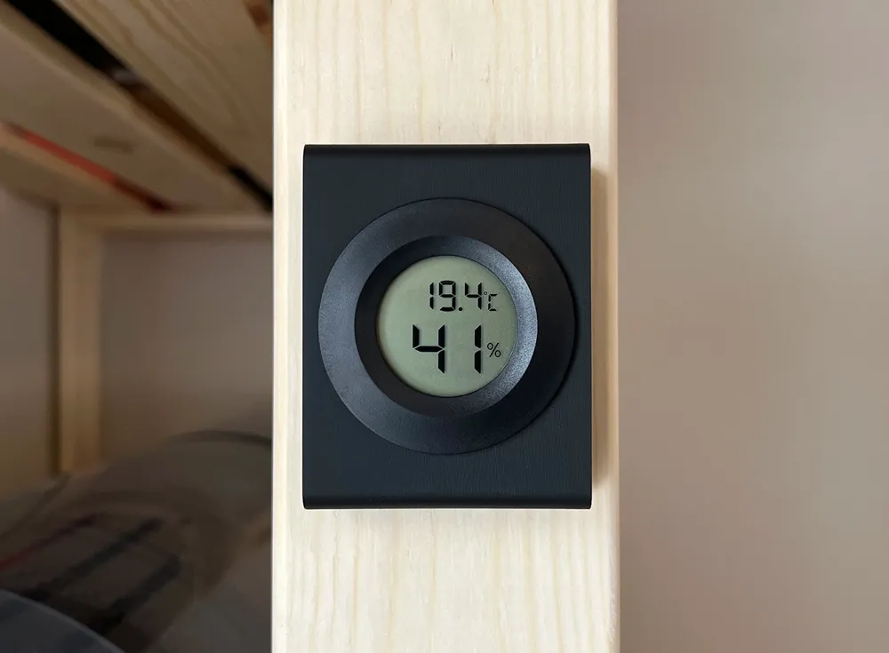 Hygrometer Wall Mount for 41mm Hygrometer Thermometer by Dingus Dude ...