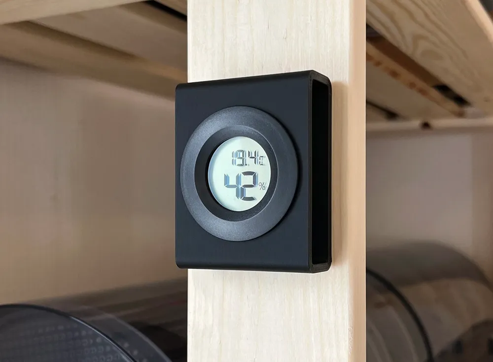 Hygrometer Wall Mount for 41mm Hygrometer Thermometer by Dingus Dude ...