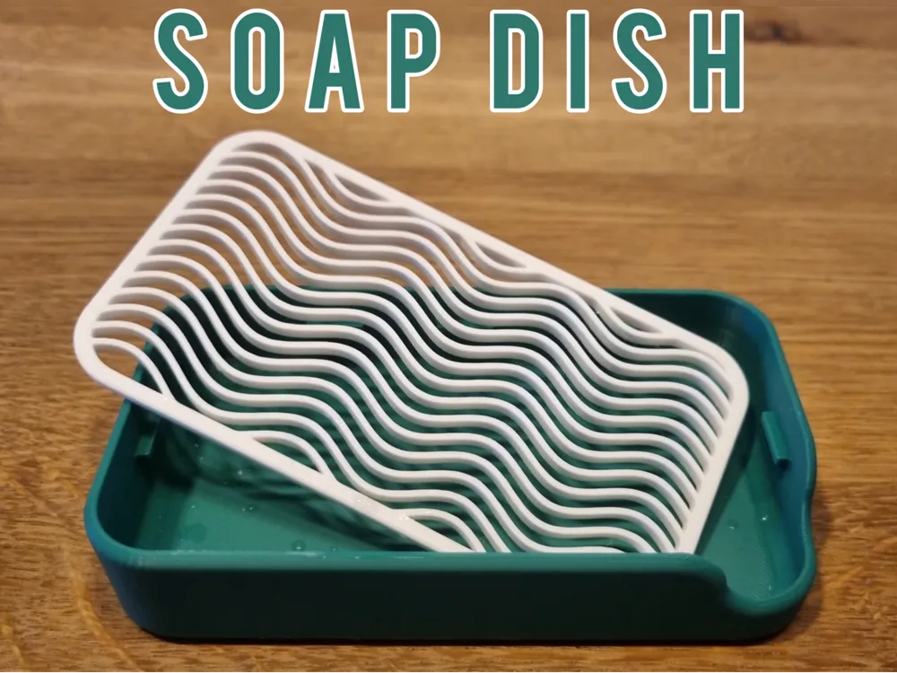 Soap dish - Waves by VIVI Official - MakerWorld
