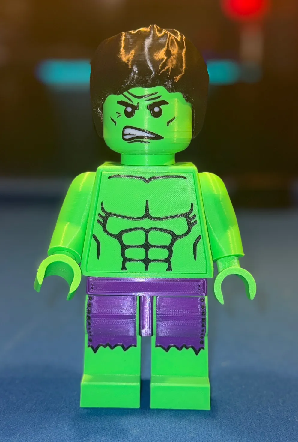 Incredible Hulk Brick MegaFigure (5:1 Scale) - Free 3D Print Model ...
