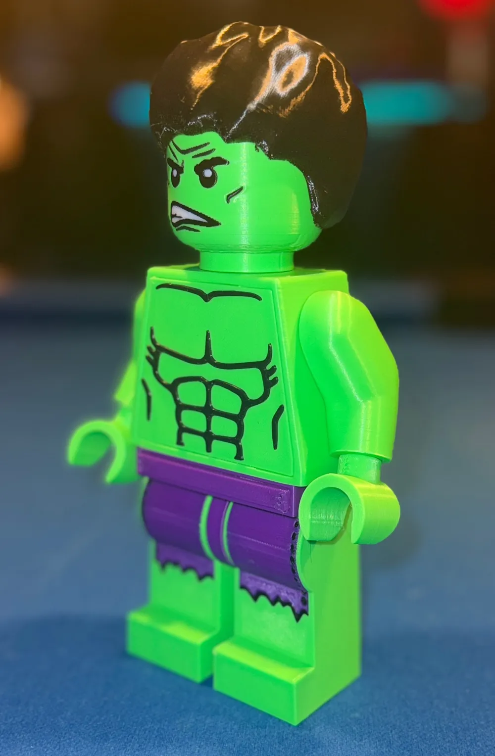 Incredible Hulk Brick MegaFigure (5:1 Scale) - Free 3D Print Model ...
