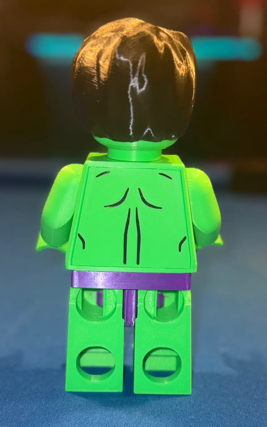 Incredible Hulk Brick MegaFigure (5:1 Scale) - Free 3D Print Model ...