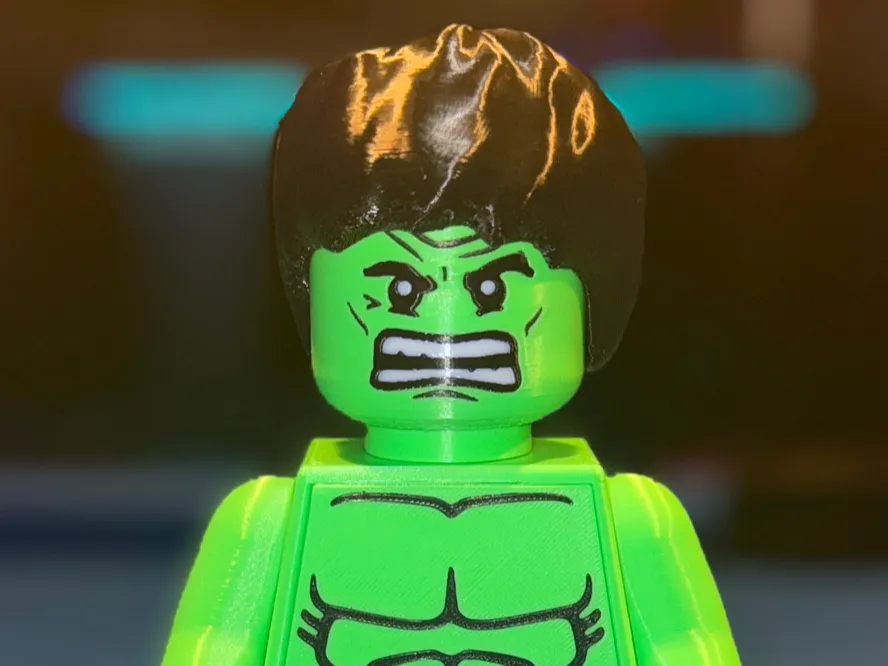 Incredible Hulk Brick MegaFigure (5:1 Scale) - Free 3D Print Model ...