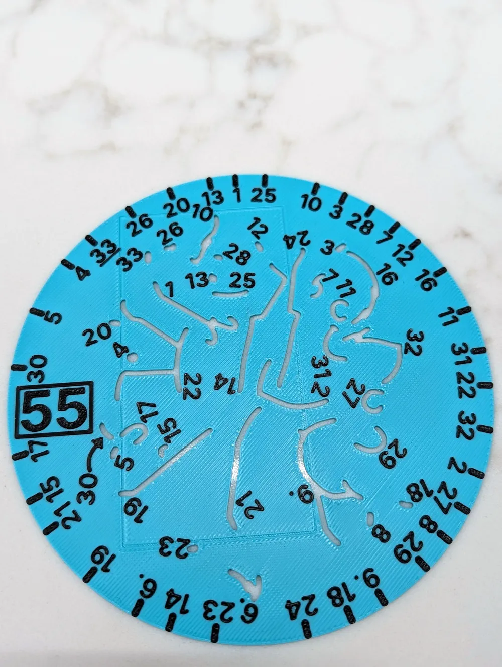 Doodle Disc 55 Joy - Free 3D Print Model - MakerWorld