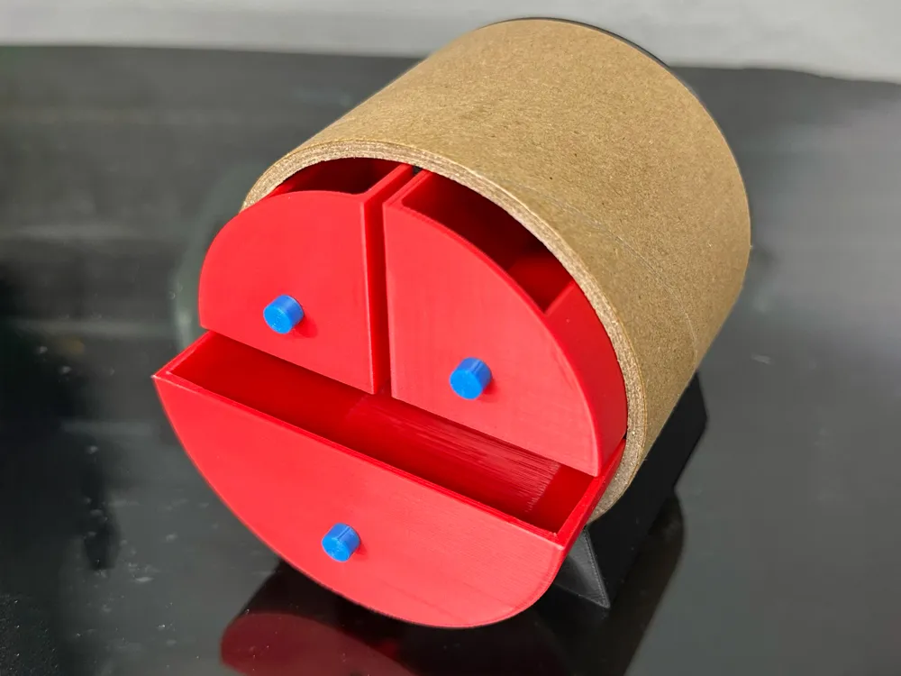 CardBoard Roll Cabinet by dfreshkremer MakerWorld: Download Free 3D Models