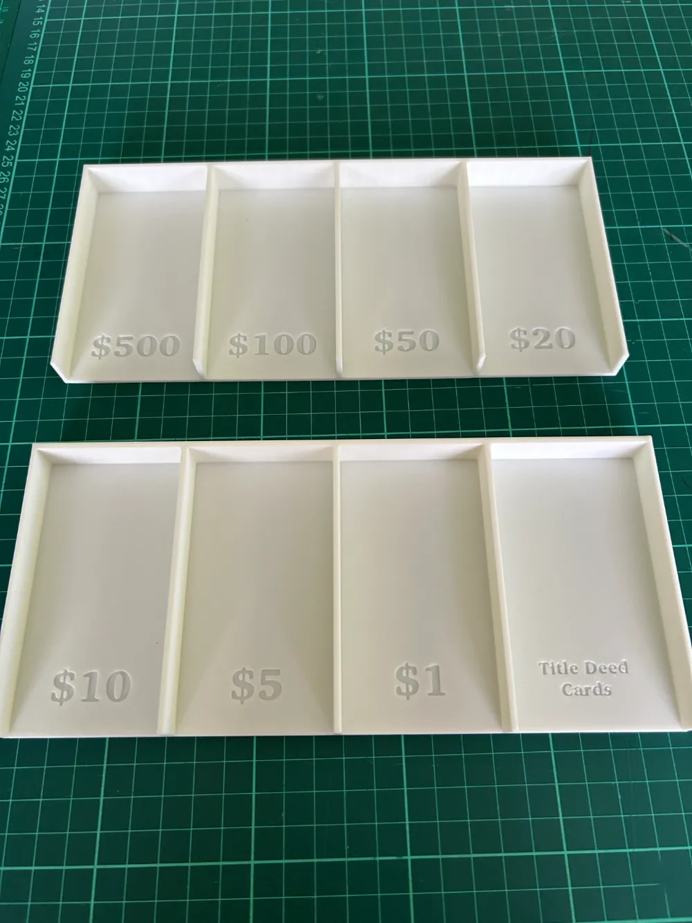 Monopoly trays for money, houses and hotels - Free 3D Print Model ...