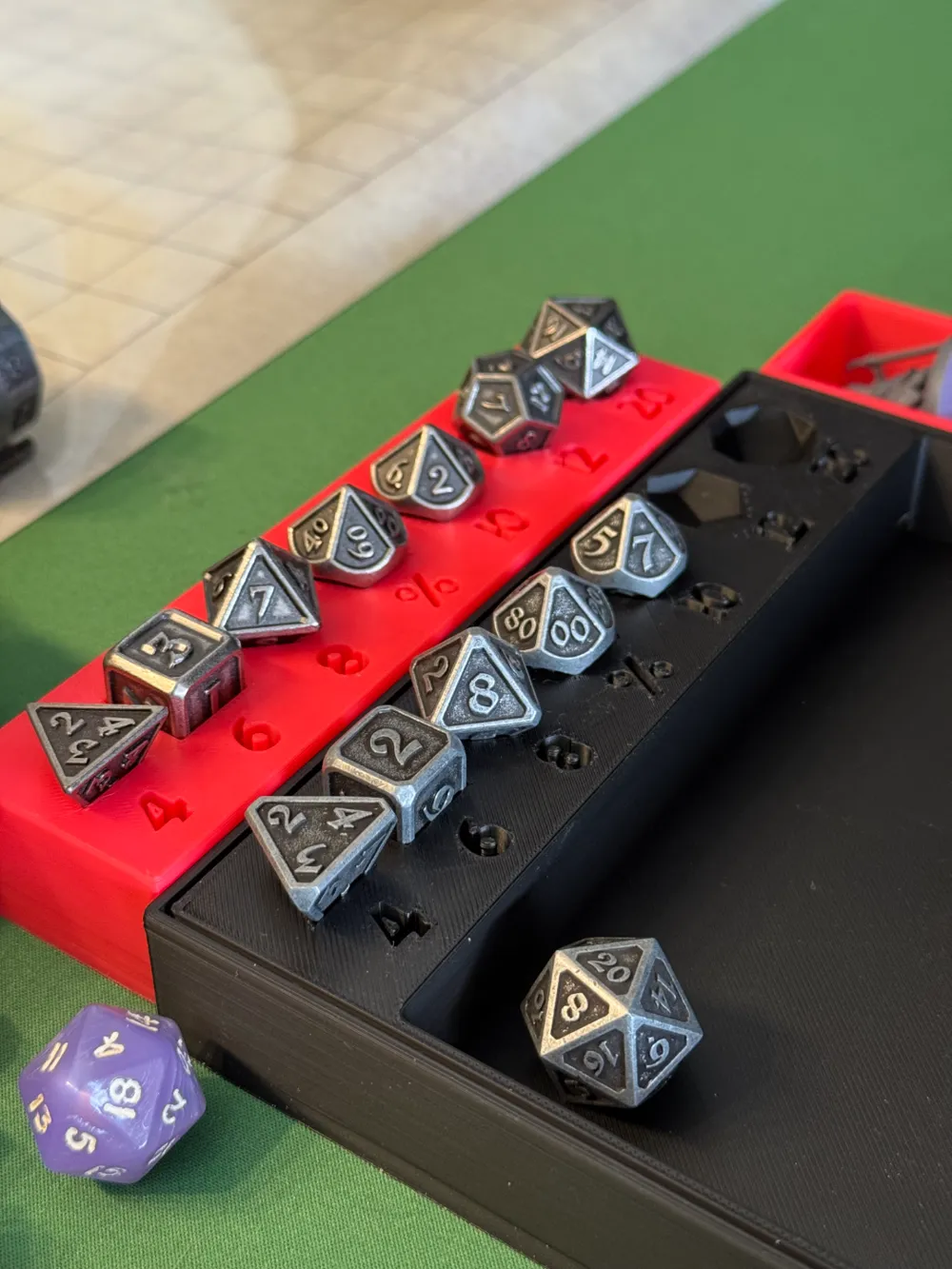 Dungeons & Dragons dice mount, tray, and inserts by zq MakerWorld ...