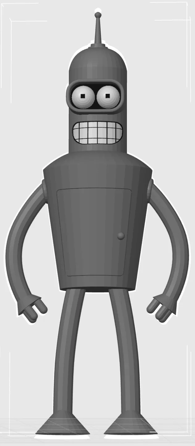 Bender B. Rodriguez Figurine - Futurama by zack.leber1 - MakerWorld
