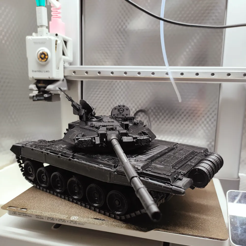 T90 tank by 老咸鱼 MakerWorld: Download Free 3D Models