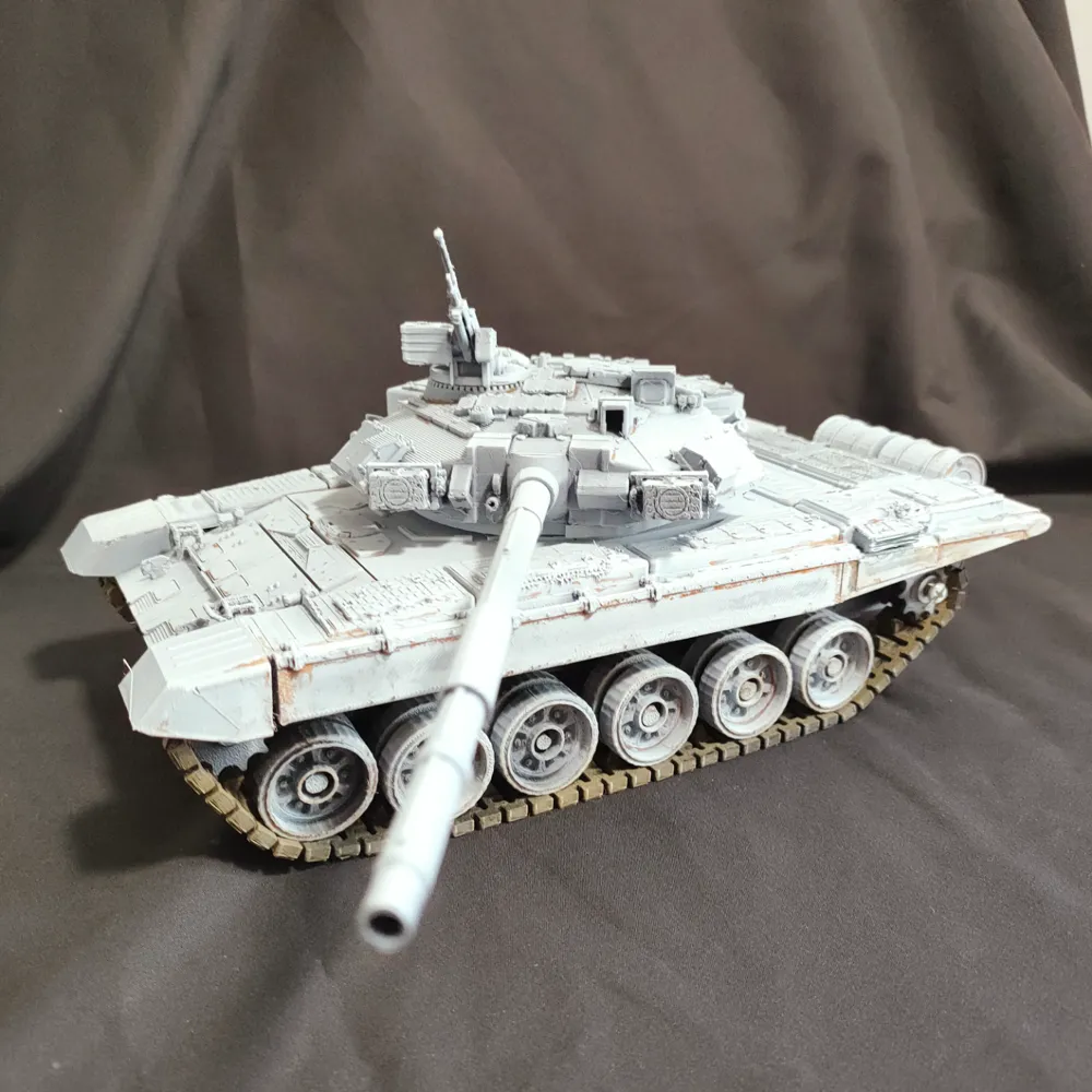 T90 tank by 老咸鱼 - MakerWorld