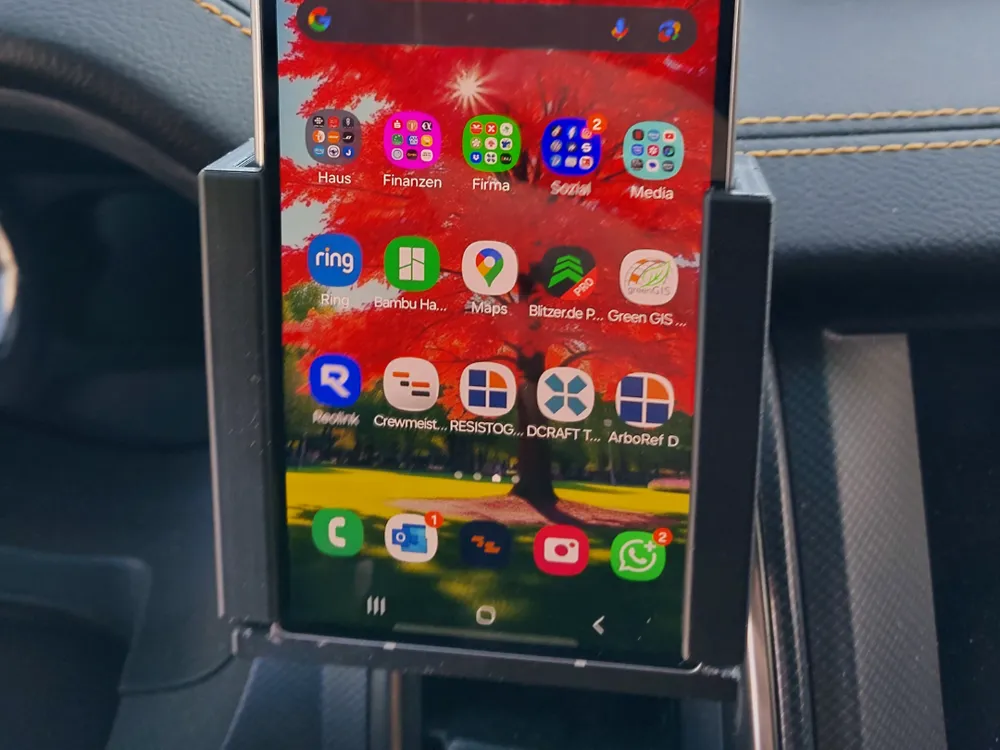 Handy holder Samsung Z-Fold 6 for Brodit - Free 3D Print Model - MakerWorld