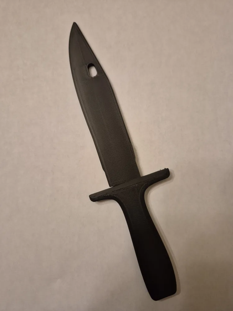Fixed Blade Knife - Free 3D Print Model - MakerWorld