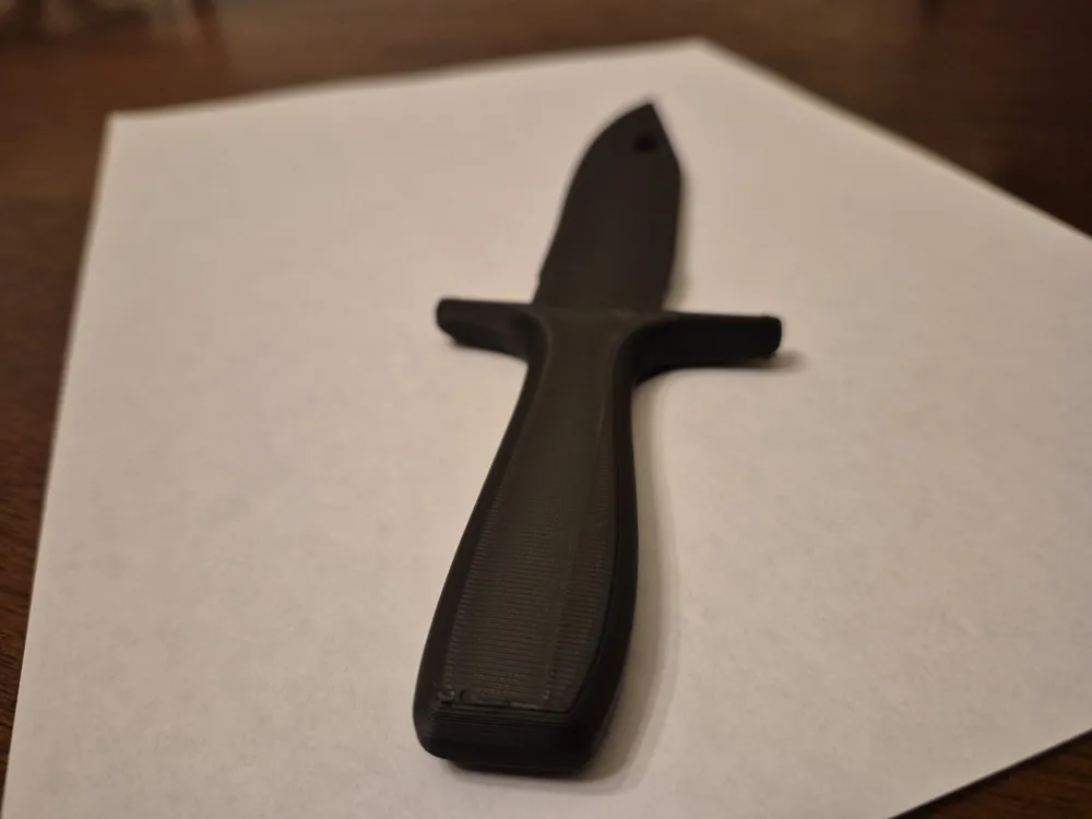 Fixed Blade Knife - Free 3D Print Model - MakerWorld