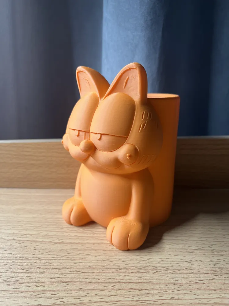 Garfield Pen Holder - Free 3D Print Model - MakerWorld