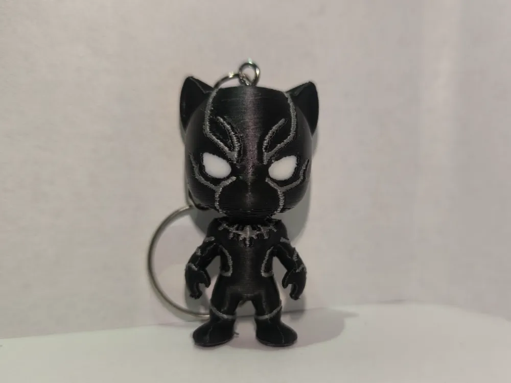 Black Panther - keychain by Frontx MakerWorld: Download Free 3D Models