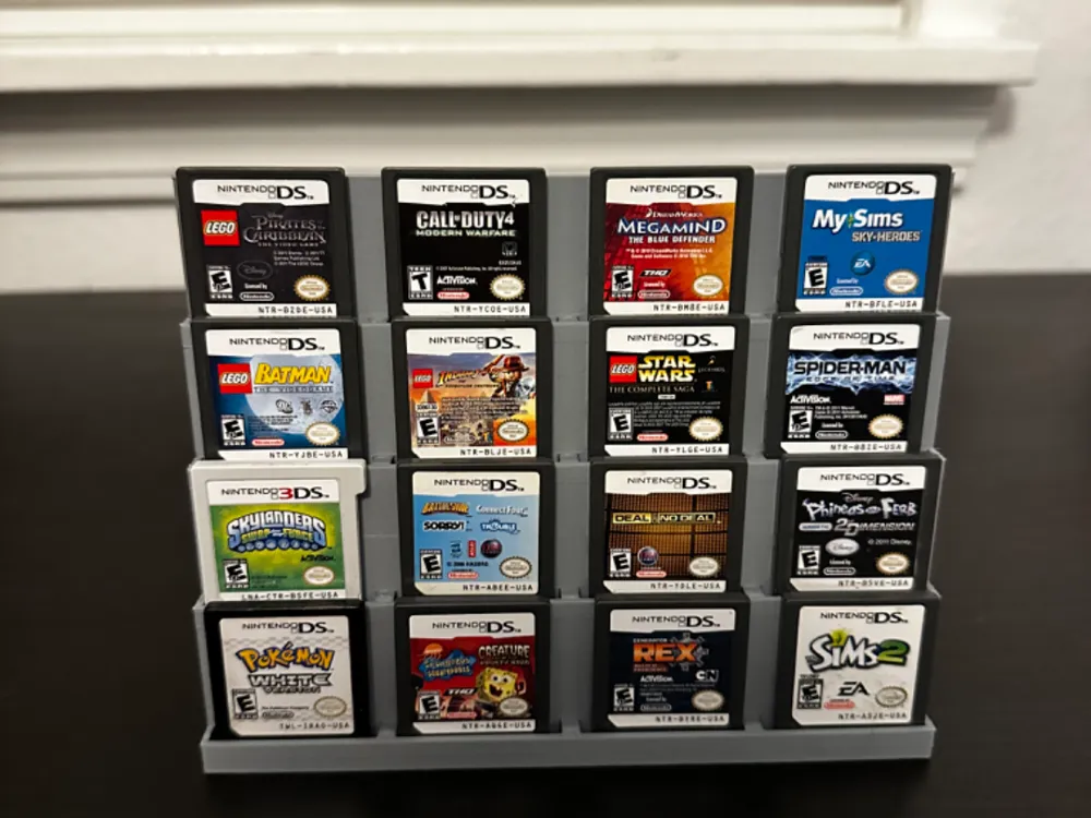 DS Cartridge Display / Stand - Free 3D Print Model - MakerWorld