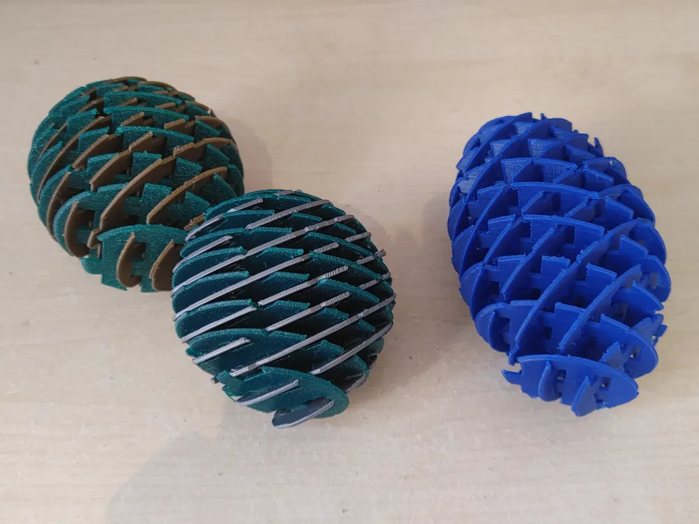 Fidget Ball (75mm dia) - Free 3D Print Model - MakerWorld