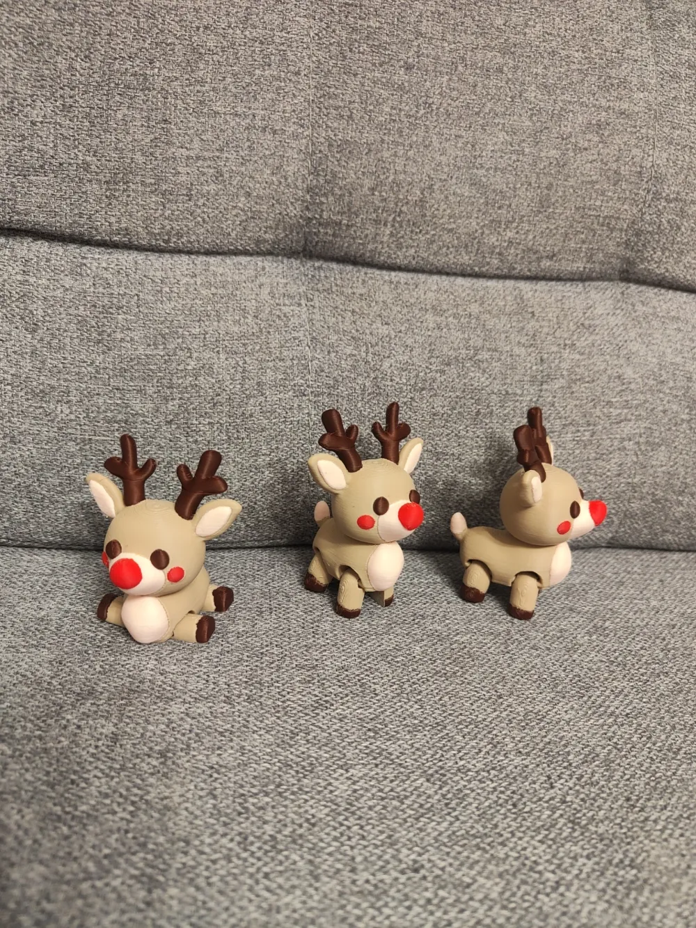 flexi reindeer Rudolph the Red-Nosed - Free 3D Print Model - MakerWorld