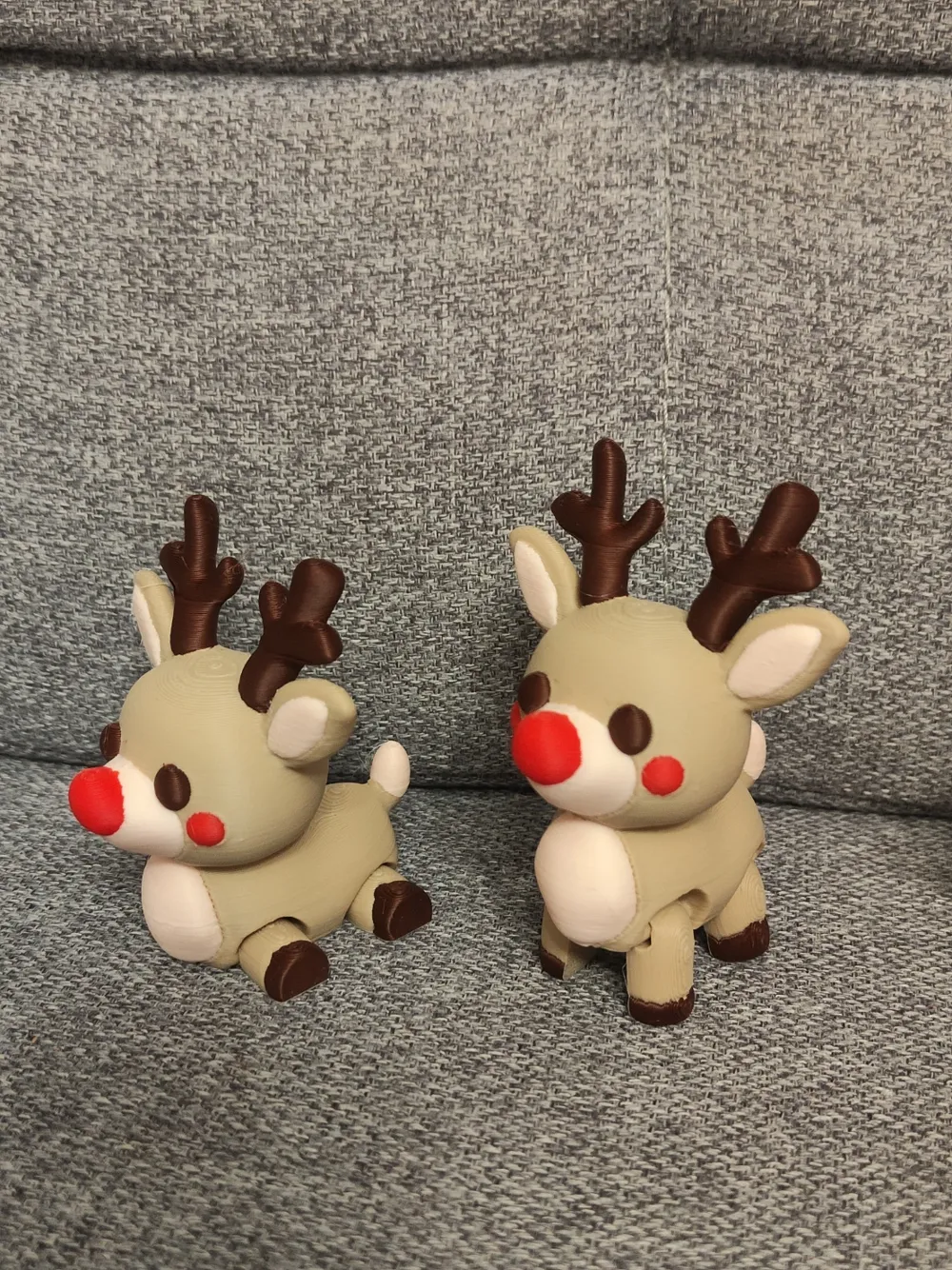 flexi reindeer Rudolph the Red-Nosed - Free 3D Print Model - MakerWorld
