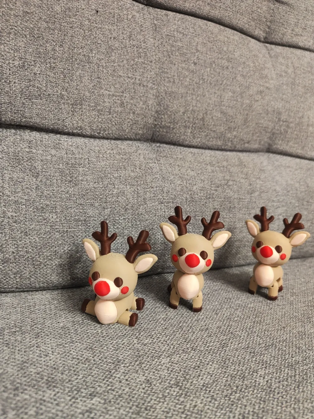 flexi reindeer Rudolph the Red-Nosed - Free 3D Print Model - MakerWorld