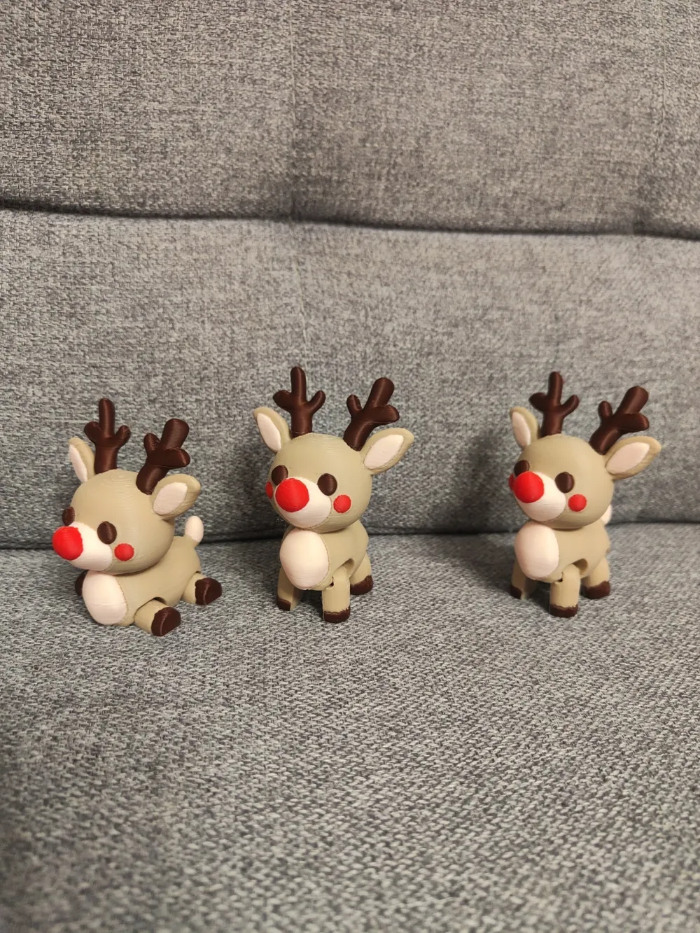 flexi reindeer Rudolph the Red-Nosed - Free 3D Print Model - MakerWorld