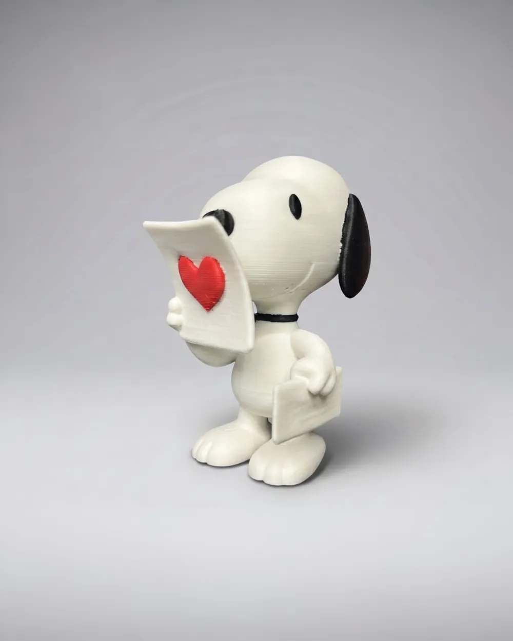 Snoopy with Valentines love letter - Free 3D Print Model - MakerWorld
