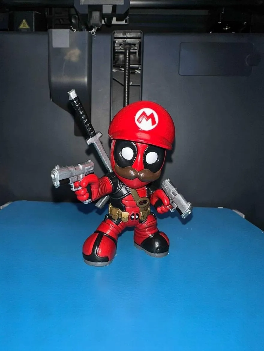 Mario Deadpool - Modelo de impresión 3D gratuito - MakerWorld