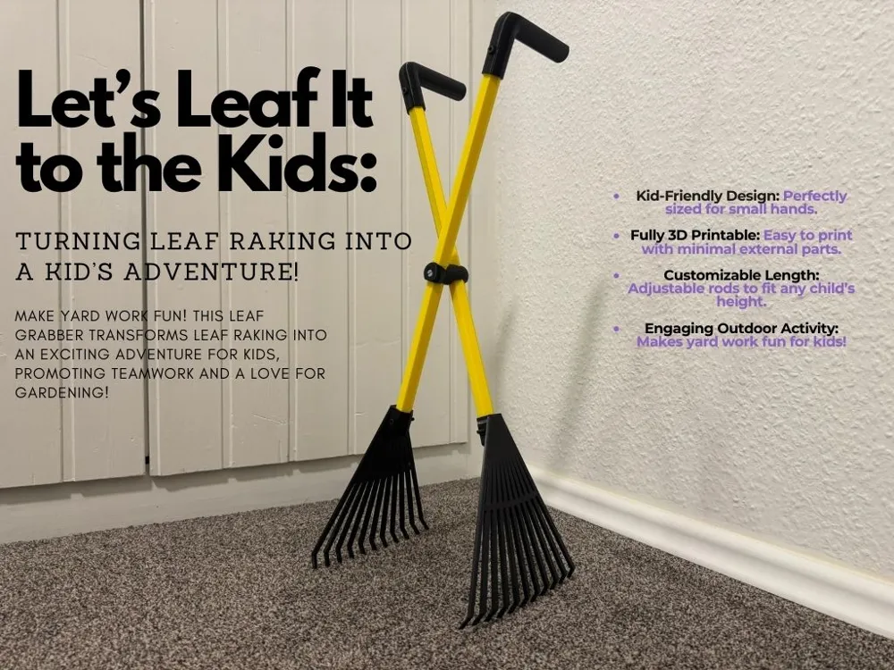 Leaf Grabber for Kids – Empower the Little Helpers by Zip3D MakerWorld ...