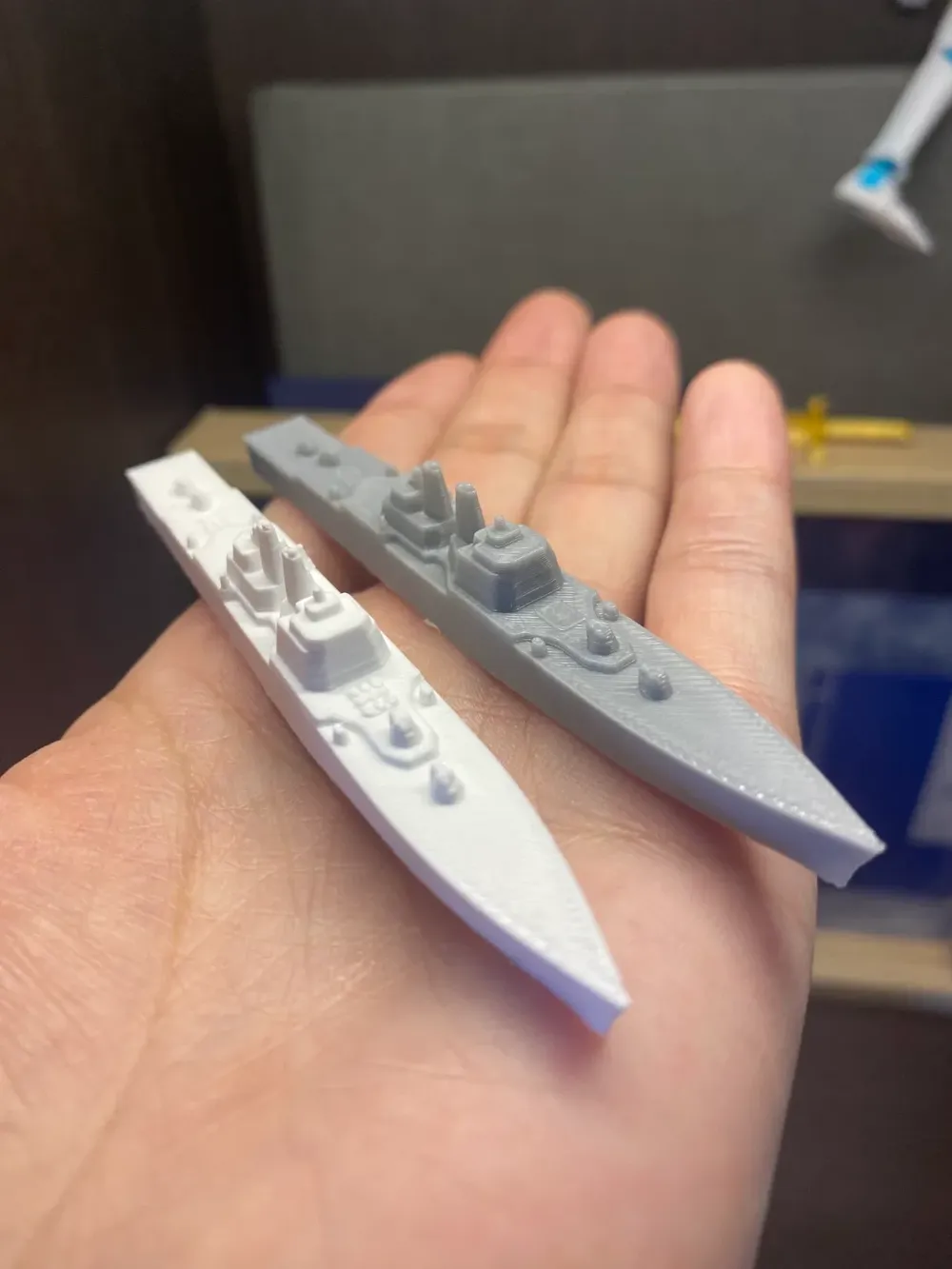 [Mini Exquisite Edition] Palm Warship Naval Frigate Sea Battleship ...