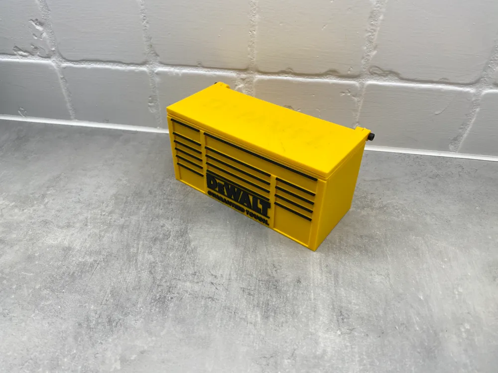 Lid - Dewalt Inspired fan art desk toolbox pen - Free 3D Print Model ...