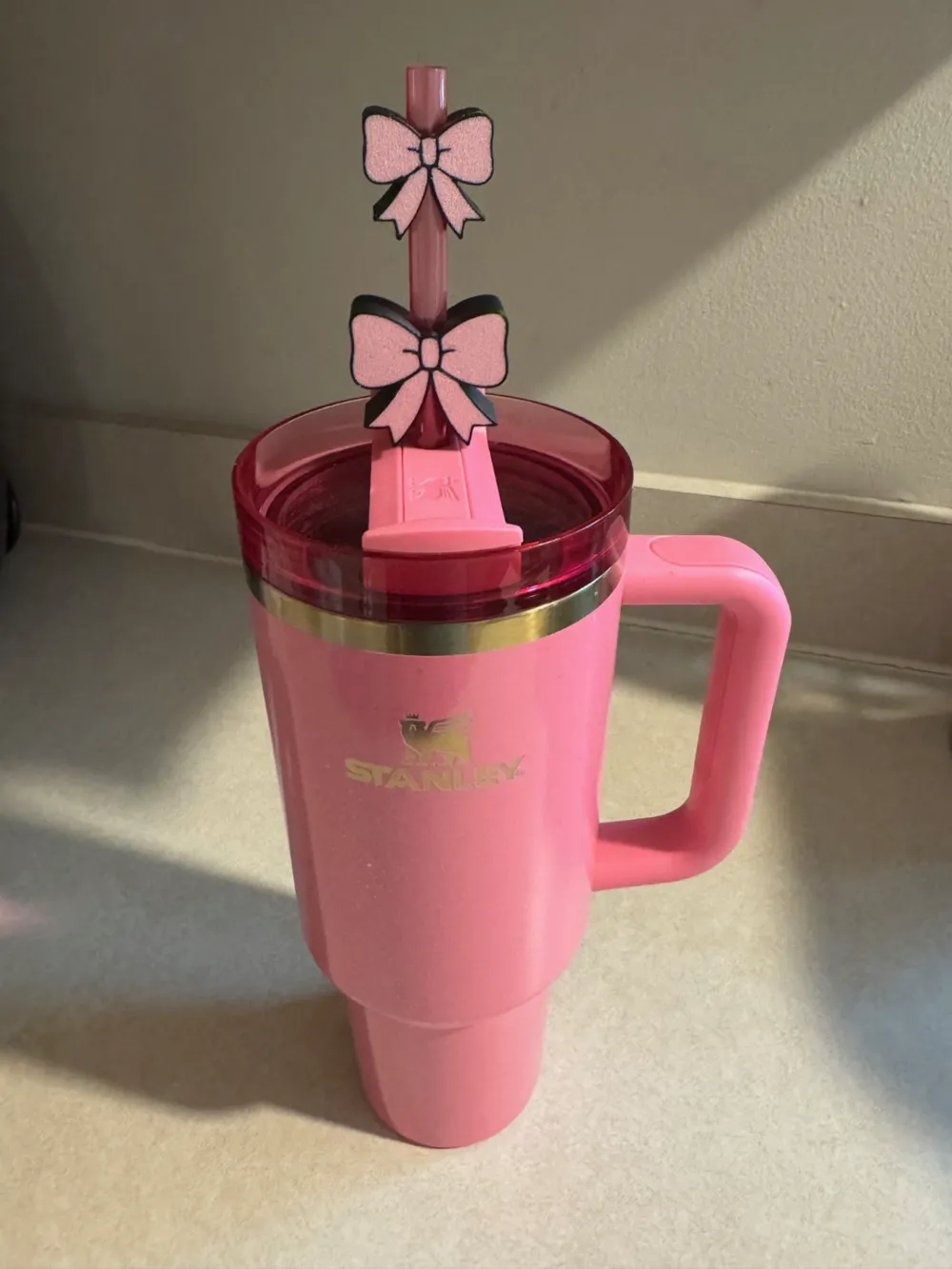 Bow (2 Sizes) Stanley Cup Straw Topper - Free 3D Print Model - MakerWorld