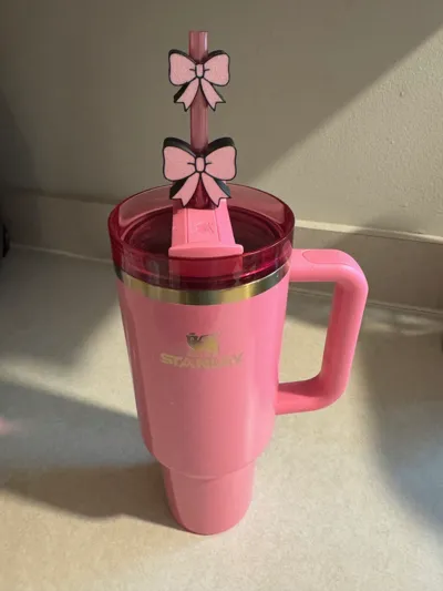 Bow (2 Sizes) Stanley Cup Straw Topper by Carman3D MakerWorld: Download ...
