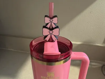 Las Vegas Raiders Stanley Cup Straw Topper by Carman3D - MakerWorld