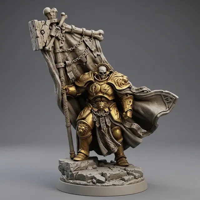 Lord-Relictor – Stormcast Eternals Standard Bearer - Free 3D Print ...