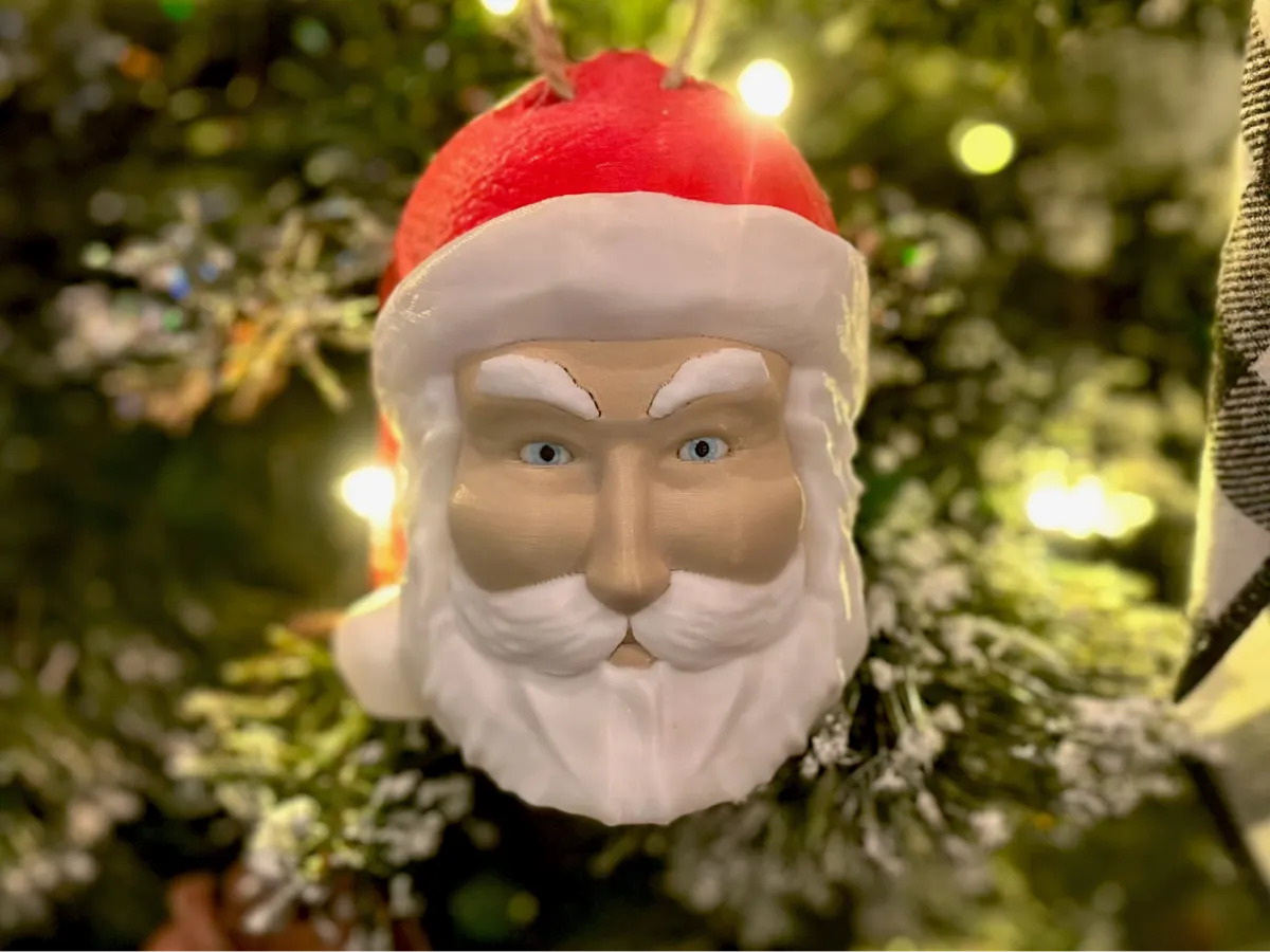 Santa Bust Christmas Ornament/Mantle Decoration by Tailored3D ...