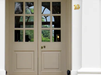 Gold 3D Number "10" Door Sign by Admin - MakerWorld