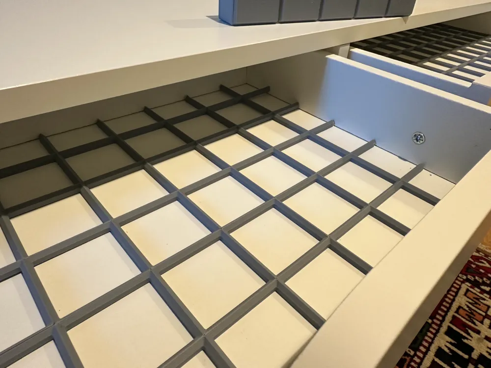 Gridfinity Grid and Parametric Trays for Ikea - Free 3D Print Model ...