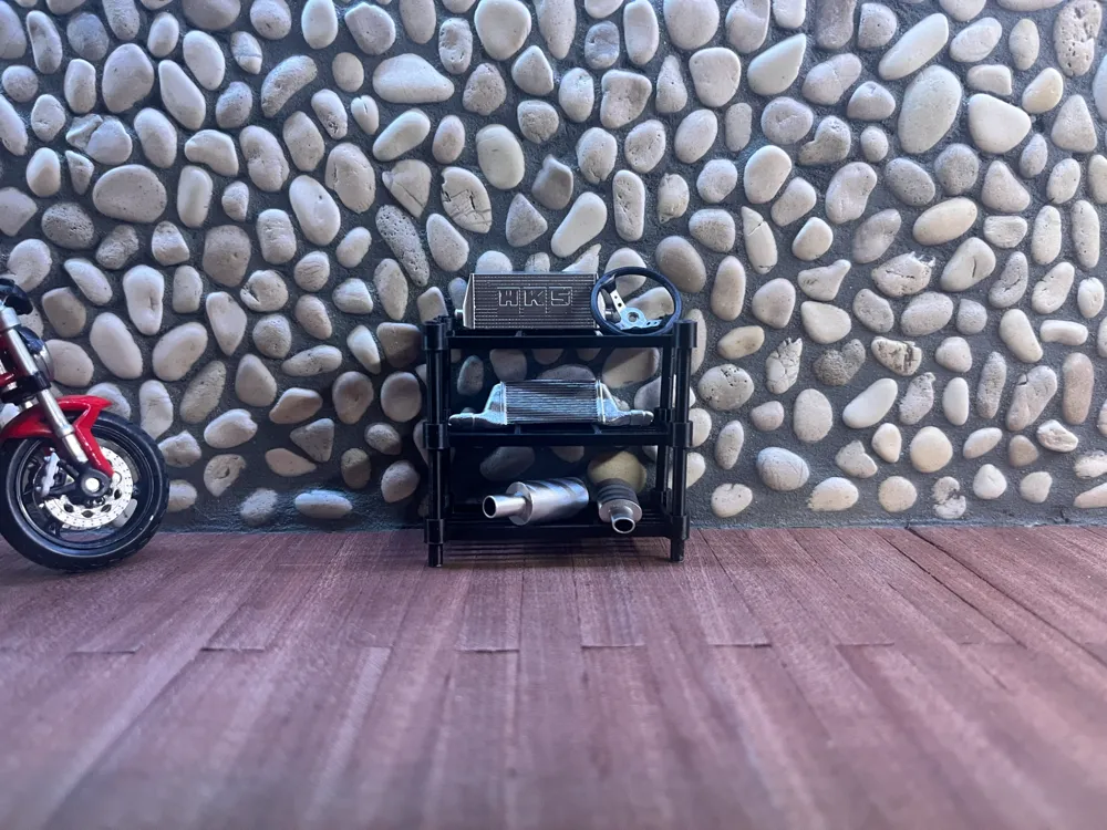 miniature shelves ikea 1:18 diorama dollhouse by pierblebee - MakerWorld