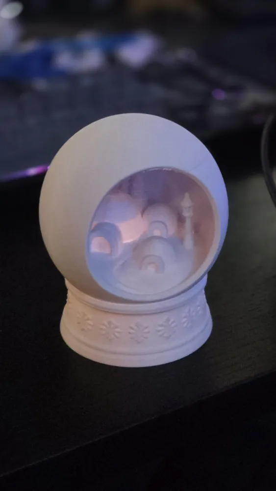 Igloo Winter Village Snow Globe by DQM1N1K MakerWorld: Download Free 3D ...