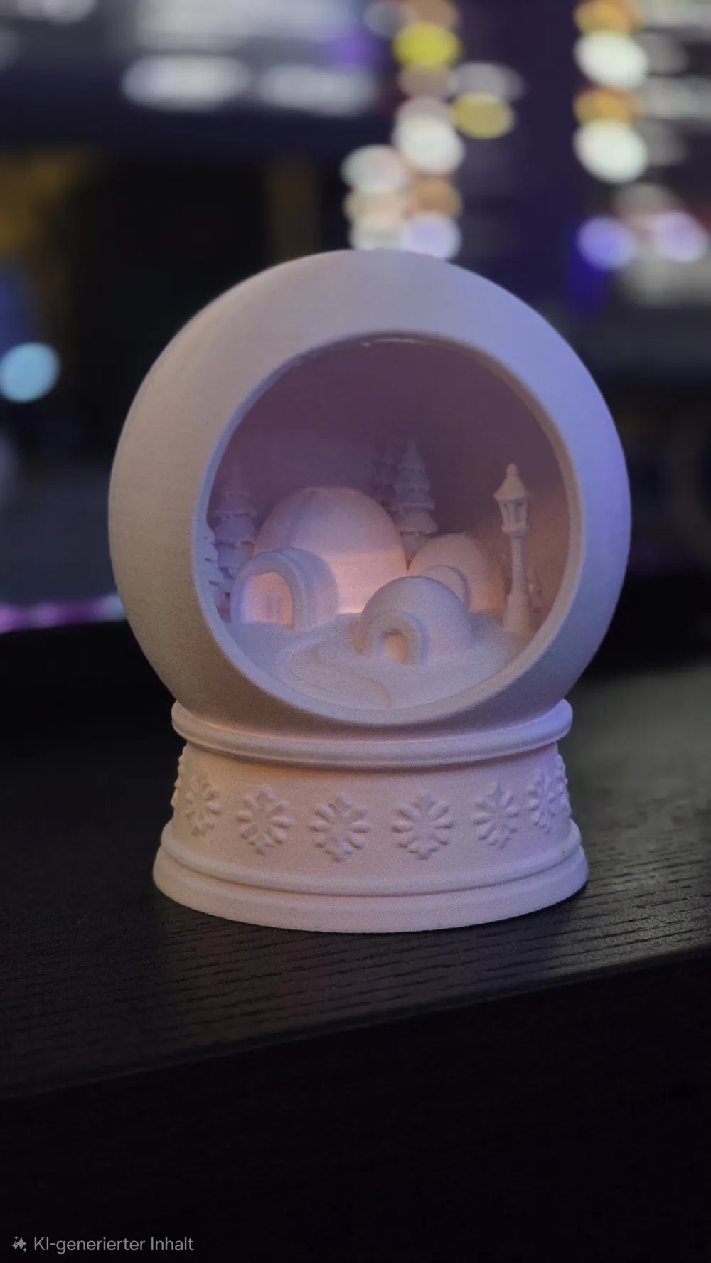 Igloo Winter Village Snow Globe by DQM1N1K MakerWorld: Download Free 3D ...