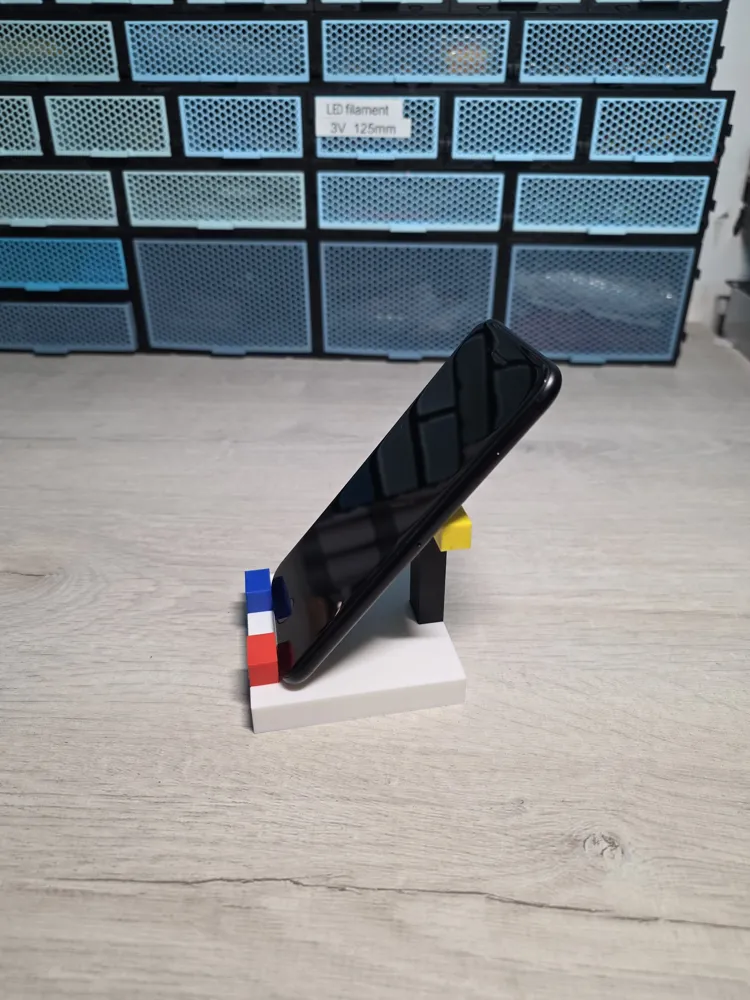 Minimalist mobile phone stand Bauhaus Style - Free 3D Print Model ...