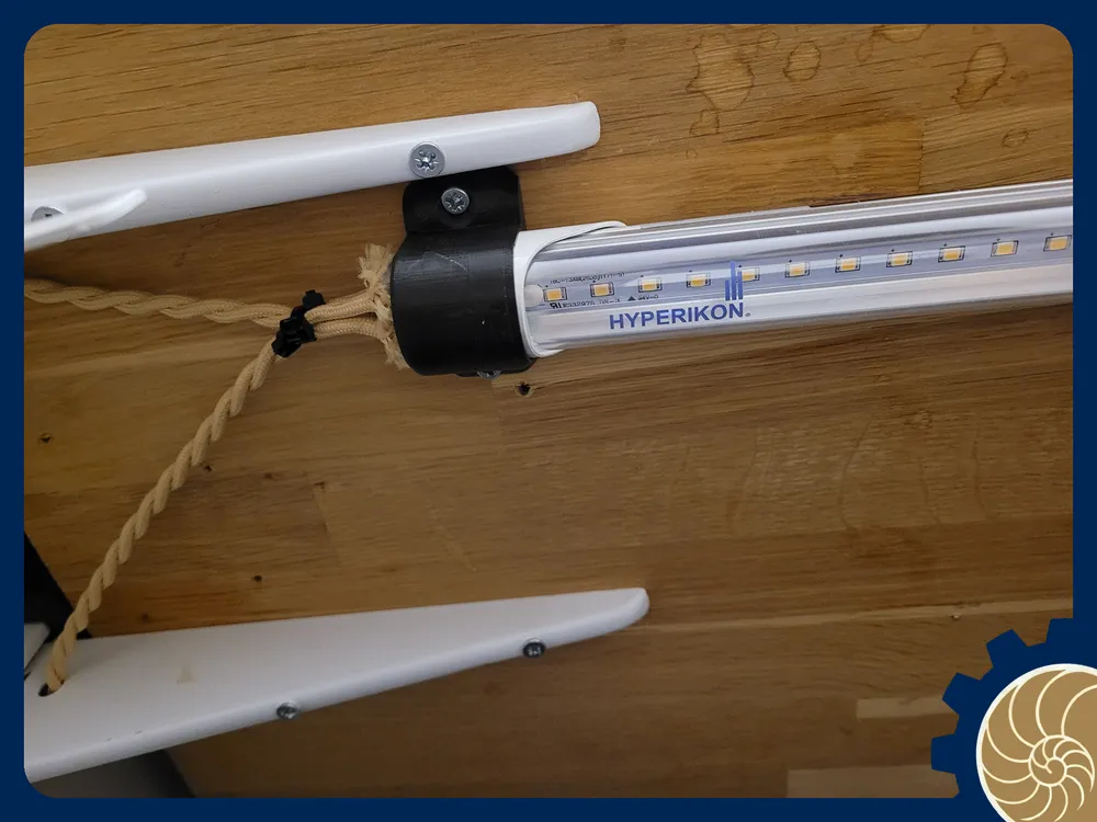AC Neon LED Tube Holder - Screw & Magnet Mounts - Free 3D Print Model ...