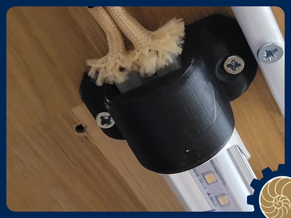 AC Neon LED Tube Holder - Screw & Magnet Mounts - Free 3D Print Model ...