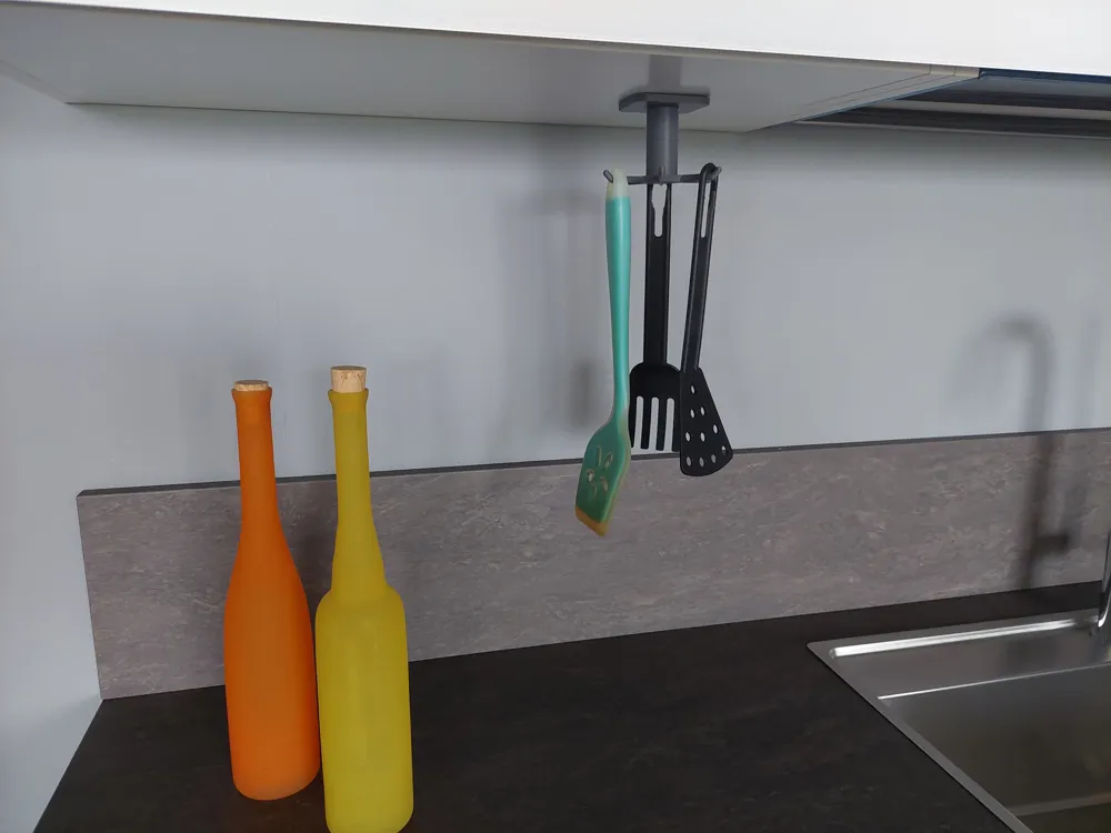 Kitchen Hooks Rotating - Free 3D Print Model - MakerWorld