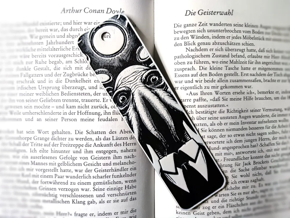 HueForge - Bookmark Cthulhu 3Colors by Skullkitten - MakerWorld