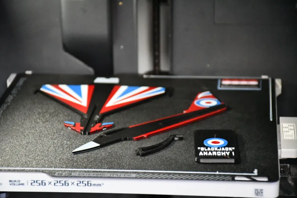 RAF Eurofighter Typhoon 'Blackjack' Card Fighter by Jack3D MakerWorld ...