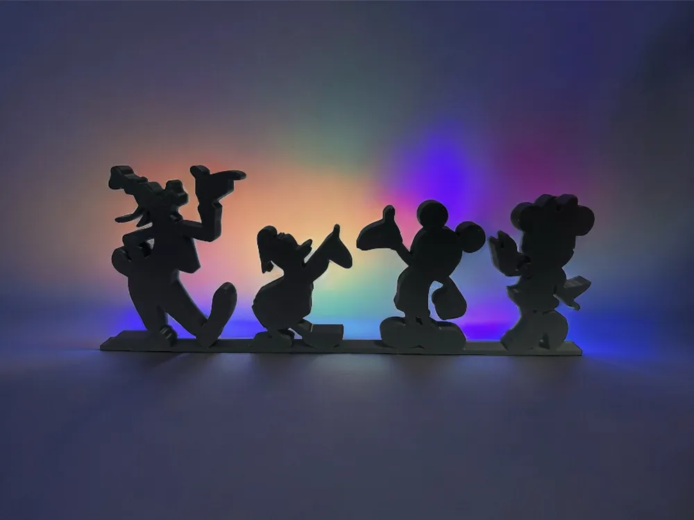 Disney Character Silhouette by HUXI - MakerWorld