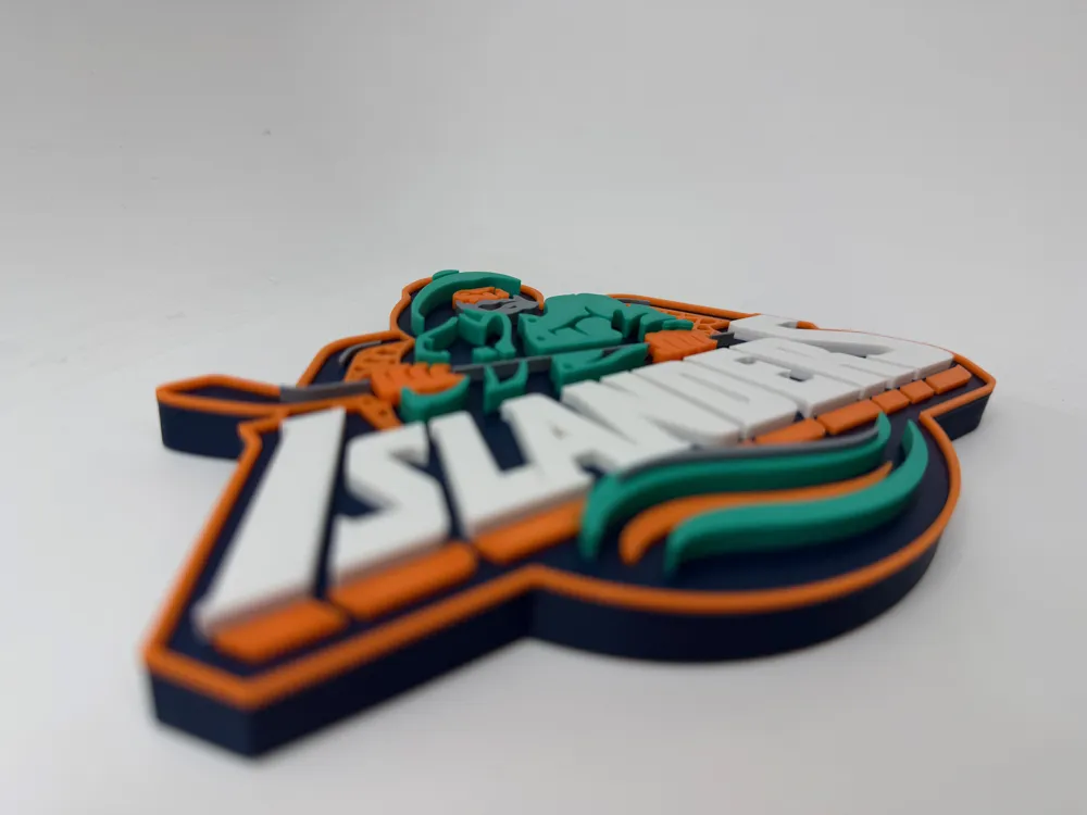 New York Islanders Logo 1995 - Free 3D Print Model - MakerWorld